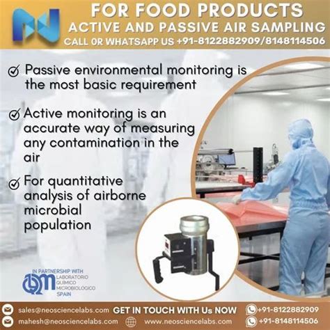 Air Sampling Active And Passive Method In Chennai