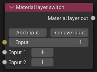 Material Layer Switch