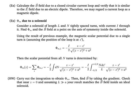 Solved Ex ﻿calculate The Vecb ﻿field Due To A Closed