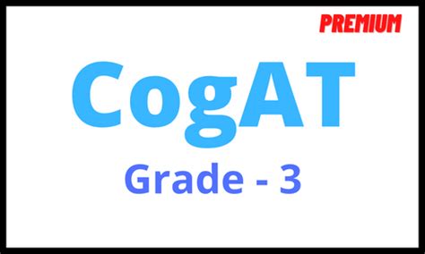 Cogat Grade 3 Practice Test And Prep Package Prepforest