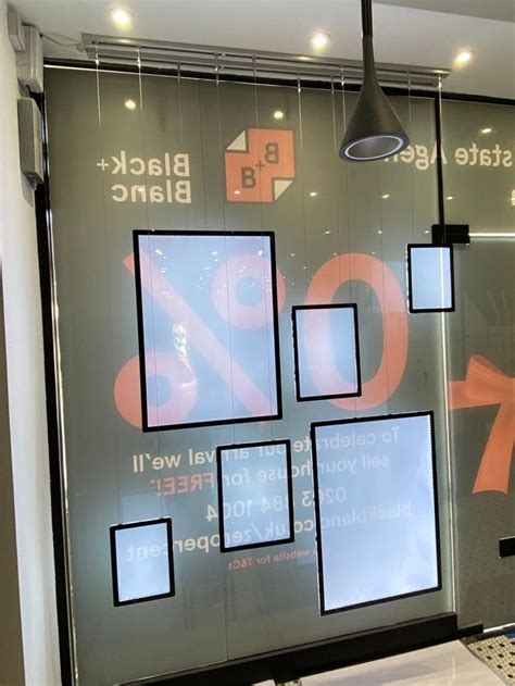 Modern Digital Signage For Estate Agents Lcd And Window Displays