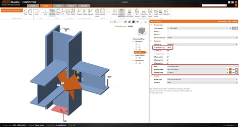 Horizontal Beam Column Brace Gusset Aisc Idea Statica