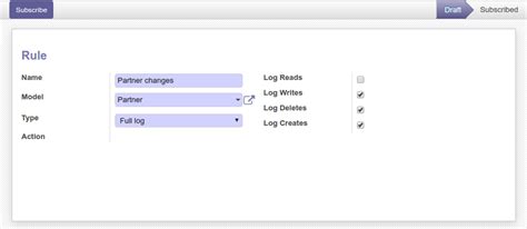 Audit Log The Odoo Community Association Oca