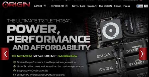 Origin PC Adds New Nvidia Video Card Options Geeky Gadgets