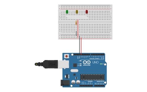 Circuit Design Encendido De Un Led Con Arduino Tinkercad