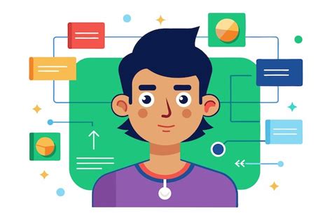 A Young Person Uses Customizable Learning Tools With Digital Visuals For Education Learning