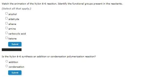 Solved Which Of The Monomers Listed Forms The Addition