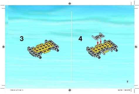 Lego Instructions For Set 7633 Construction Site City Construction