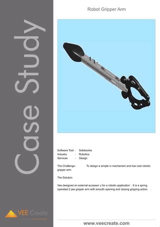 Robot Gripper Arm PDF