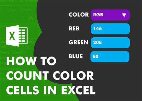 How To Count Cells By Color In Excel 2016 Printable Online