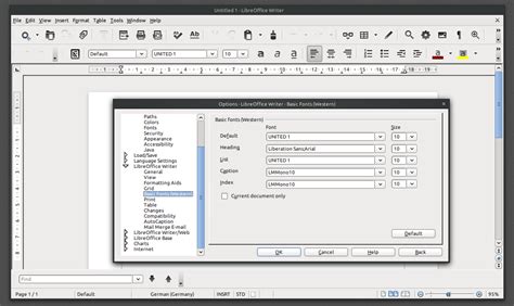 Libreoffice Open Office Default Font Ask Ubuntu