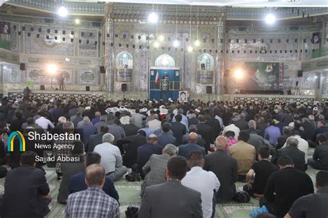 شبستان گرامیداشت شهید خدمت در مصلی امام خمینی ره شهرکرد