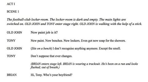 Writing A Stage Play The Writers Guide