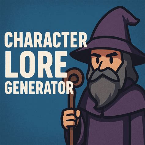Character Lore Generator