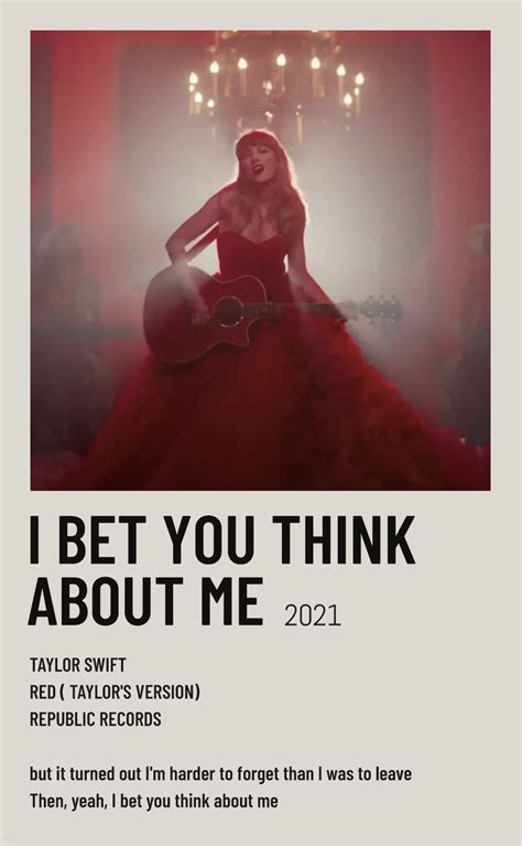 Taylor Swift Red Dress Poster