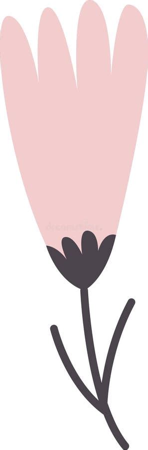 Flower On Stem Stock Vector Illustration Of Spring