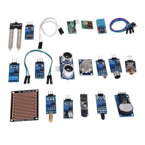 16 Sensor Starter Kits For UNO R3 2560 Raspberry Pi 3Rd Generation B