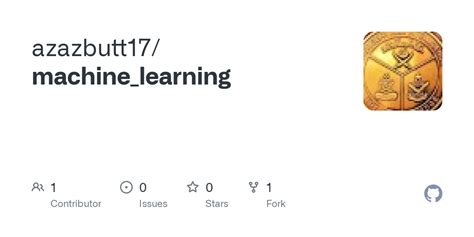 GitHub Azazbutt Machine Learning
