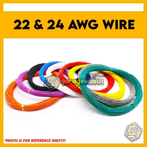 Stranded Solid Wire 22 24 Awg 1meter Electrical Copper Cable Led