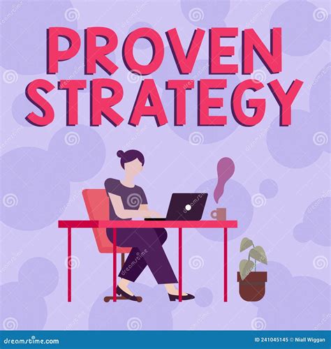 Conceptual Display Proven Strategy Conceptual Photo Confirmed Approach