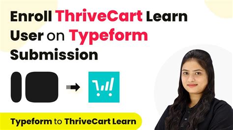how to enroll thrivecart learn user on typeform submission using pabbly