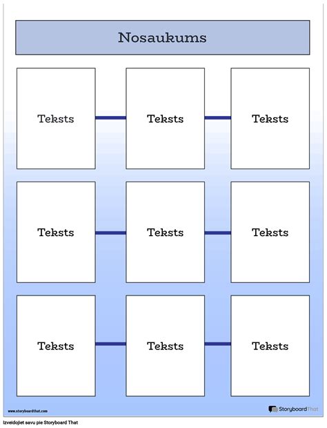 Teksta Struktūra 4 Storyboard Par Lv Examples