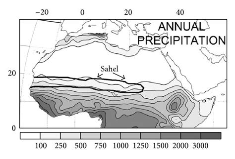 Mean Annual Precipitation Over West Africa In Mm Location Of The Download Scientific Diagram