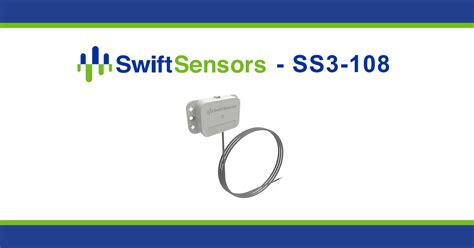Ss3 108 Wireless Water Presence Spot Sensor Swift Sensors