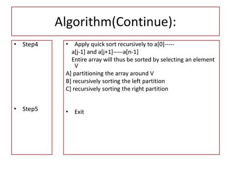 quick sort technique in data structure powerpoint slides learnpick