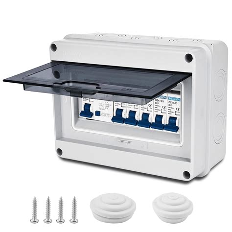 Acboor Coffret Electrique 63a 4 Voies Tableau Electrique Etanche