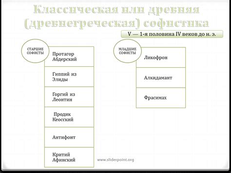 Софисты - Презентация Философия
