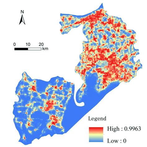 Maximum Entropy Distribution Of Urban Land In Wuxi Download Scientific Diagram