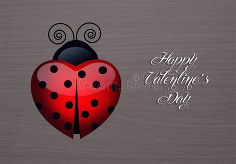 Ladybug With Heart Stock Illustration Illustration Of Love 36790977