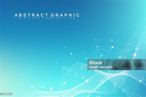 연결된 선과 점이 있는 기하학적 추상적 배경입니다 프레젠테이션을 위한 네트워크 및 연결 배경입니다 그래픽 다각형 배경입니다 웨이브 흐름 과학 벡터 일러스트레이션 Cpu에