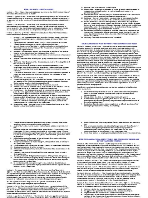 Coa Rules Of Procedure Pdf Audit Financial Audit Coa Rules Of Procedure Pdf Audit Financial Audit