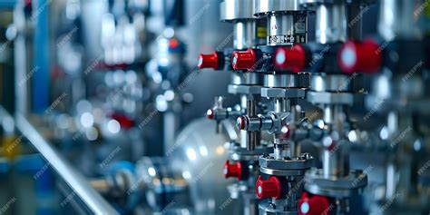 Automated Control Systems In Bioreactors For Growth In Bioprocessing Fermentation Concept