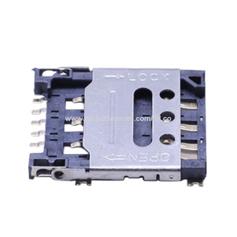 Buy Wholesale China High Quality Sim Card Socket Metal Hinge Type H Nano Sim Card With Card