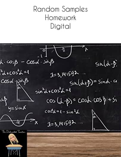 Random Samples Homework Digital By The Distracted Teacher Tpt