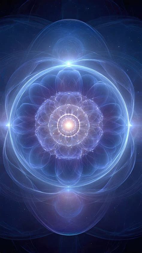 Quantum World Visualization Showcasing Intricate Patterns And Energy Dynamics In A Cosmic