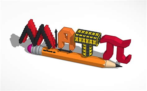 3d Design Math Title Tinkercad