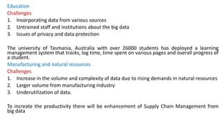 Data Analytics In Industry Verticals Data Analytics Lifecycle Challenges Of Conventional