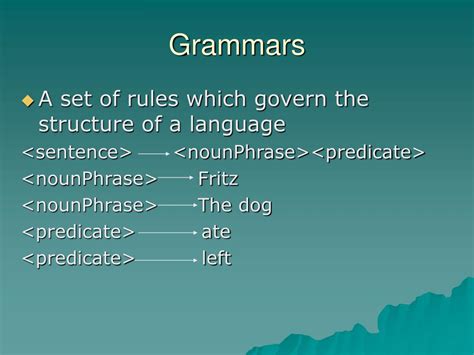 Ppt Languages Grammar And Automata Powerpoint Presentation Free Download Id7072871