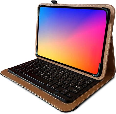 Navitech Black Rotational Bluetooth Keyboard Case Compatible With Cupeisi 10 Inch