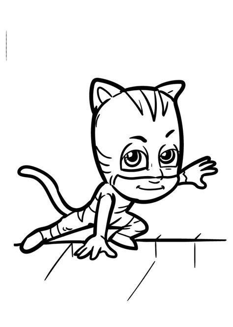 Pj Masks Catboy Coloring Page