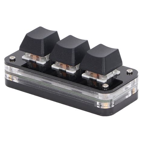 Big Sale 3 Key Mini Keypad Industrial Usb Customized Blue Switch