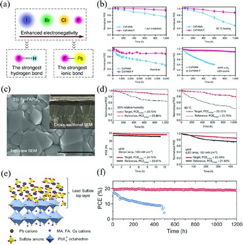 Anion Doping In Perovskite A A Schematic Illustration Of Enhancing
