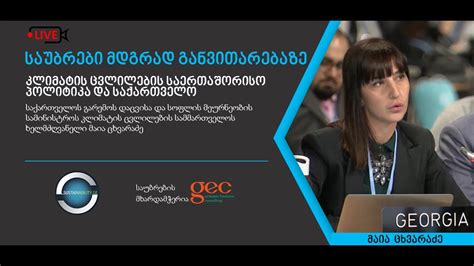 კლიმატის ცვლილების საერთაშორისო პოლიტიკა და საქართველო Youtube