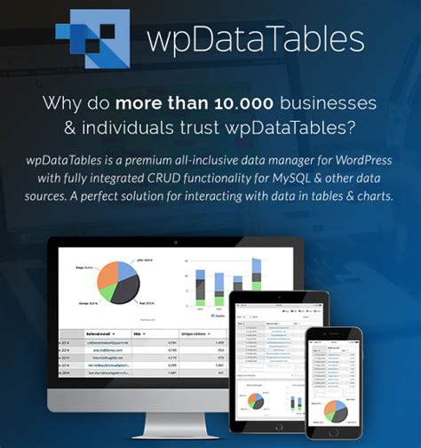 Cara Mengelola Tabel Di WordPress Dengan Plugin WpDataTables