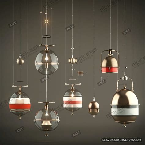 Ai创作图工业风格装饰灯具 工业风格吊灯 现代金属吊灯 工业风灯饰 创意金属吊灯 吊灯设计素材 文艺灯光吊灯 吊灯主图 大小圆型吊灯组合 现代风吊灯 灯具设计素材 几何风吊灯 Loft复古灯