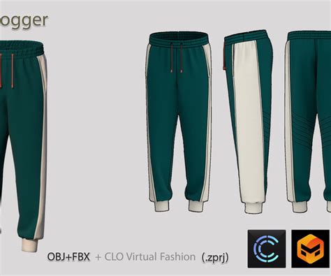 Artstation Jogger 2 Marvelous Designer Clo 3d Resources